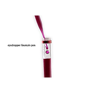 czxwyst M2 Large Ink Capacity Eyedropper Fountain Pen Eye Dropper Filling Pen Set for Collection/Business/Signature/Student/Office/Calligraphy (Fine Nib)