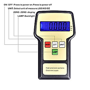 Aain® LX36575D A/C Refrigerant Scale HVAC Scale Charging Weight Scale Digital with Case for HVAC 220lbs
