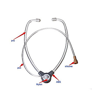 Hearing Aid Listening Stethoscope with Couple Used for Testing BTE, ITE, ITC, CIC
