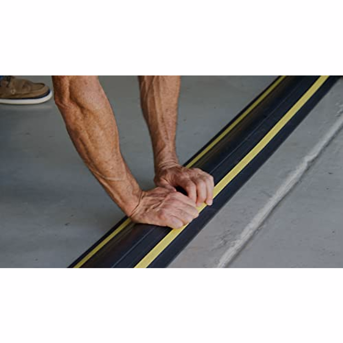 2" High Garage Door Flood Barrier Threshold Kit ‘GARADAM’ (10'3") | Flexible PVC | Complete Kit Includes 2 Adhesives | GaraDry