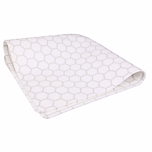 Double-Sided Role Playing RPG Game Mat- Reversible Silicone Battle Matte Grid w Hexes and Squares- XL 20"x20"-Foldable, Rollable, Wet Eraseable - Made for D&D Dungeons Dragons, Pathfinder and More