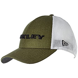 Oakley mens Heather New Era Hat baseball caps, Dark Brush, One Size US