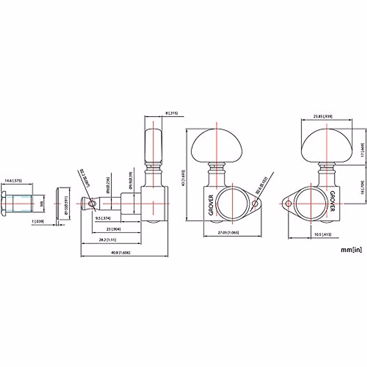 Grover Accordion Accessory (102-18G)