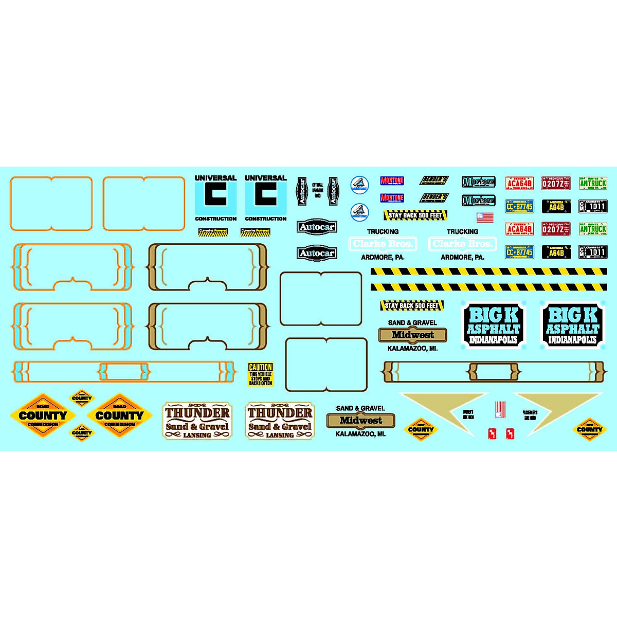 AMT Autocar Dump Truck - 1/25 Scale Model Truck Kit - Buildable Vintage Vehicle for Kids and Adults