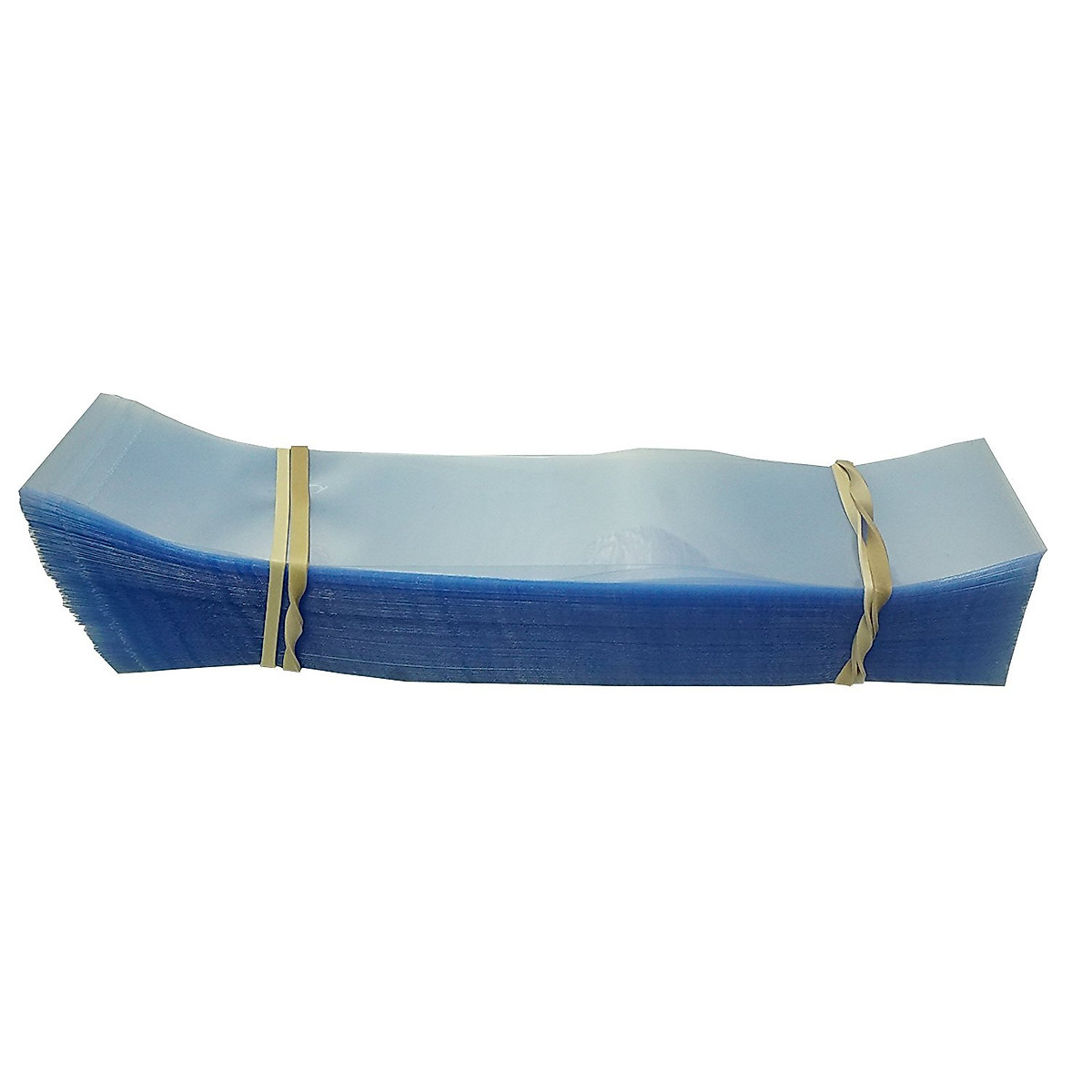 190 x 28 mm Clear Perforated Shrink Band for Tubs, Deli Containers, Large Canisters and More. [Compatible Diameter Range: 4 1/4” – 4 11/16"] - Bundle of 250