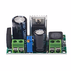QCCAN 4PCS LM2596HV AC/DC to DC Step Down Buck Converter Module, Adjustable AC 5-30V DC 5-48V 24V 36V 48V to DC 2.5-35V 12V Step-Down 2A Power Supply Module