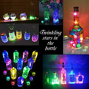 Aogist 100 Pcs Blue LED Balloon Light, LED Round Ball Lamp Tiny Lighting Decoration for Indoor Outdoor Party Event Fun Wedding Festival Birthday Halloween Christmas Party Supplies