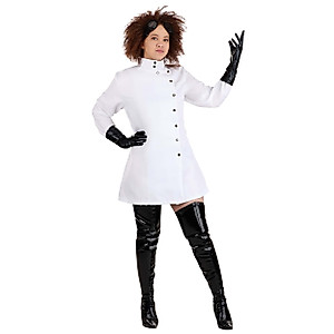 Fun Costumes Mad Scientist Costume for Women, Science Lab Coat & Accessories, Science Expert Halloween Costume, White, Medium