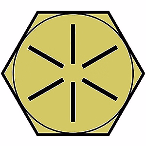 Grade 8 Hex Head Cap Screws, 1/2"-20, 3" Lg., North American - (Pack of 5)