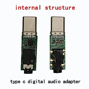rgzhihuifz USB C to 3.5mm Audio Headphone Jack dac Adapter