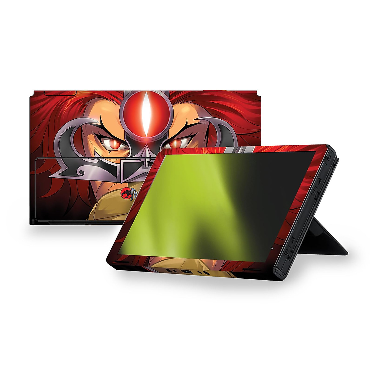 Head Case Designs Officially Licensed Thundercats Lion-O Graphics Vinyl Sticker Gaming Skin Decal Cover Compatible With Nintendo Switch OLED Bundle