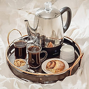 Mixpresso Electric Percolator Coffee Pot | Stainless Steel Coffee Maker | Percolator Electric Pot - 4 Cups Stainless Steel Percolator With Coffee Basket