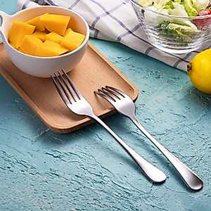 Dinner Forks Set of 12, ENLOY 8 Inches Food Grade Stainless Steel Silverware Forks, Table Forks, Flatware Forks, Flatware Cutlery Forks for Home Kitchen, Mirror Polished Dishwasher Safe