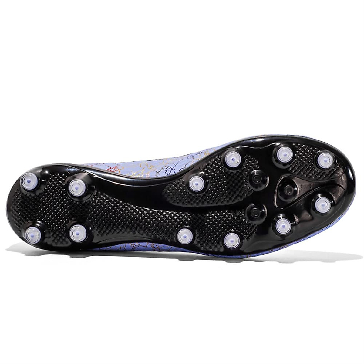 Dennger Men’s Soccer Cleats Football Boots Professional Training Turf Mens Womens Outdoor Indoor Sports Athletic Big Kids Sneaker Shoes Purple