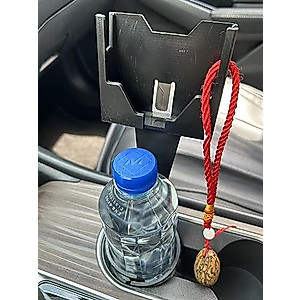 LYW Cup Holder Phone Mount for Car, 2-in-1 Cup Holder Phone Mount, Stable Cup Phone Holder for Car, Car Cup Holder Expander with Phone Mount, Phone and Cup Holder Fit for All Smartphones (Black)