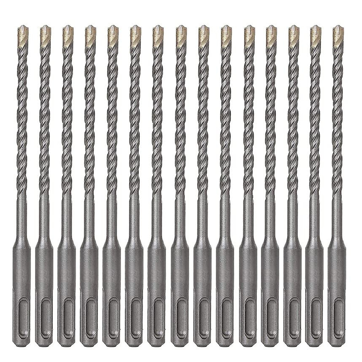 SDS Plus Hammer Drill Bit 15Pcs 3/16 in. x 8 in. Masonry Concrete Rock Drill