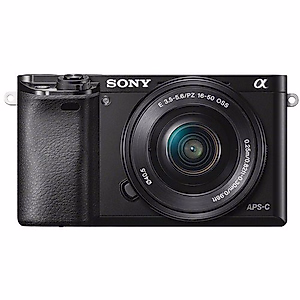Sony Alpha a6000 Mirrorless Digital Camera with 16-50mm + 55-210mm Lenses with 64GB Memory Card -International Model