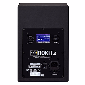 KRK RP5 Rokit 5 G4 Professional Bi-Amp 5" Powered Studio Monitor Pair, Black