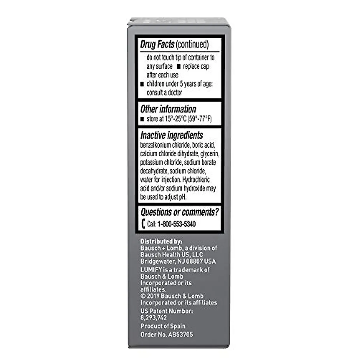 LUMIFY Redness Reliever Eye Drops 0.17 Fl Oz (5 mL)