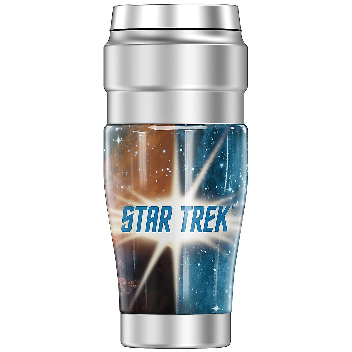 THERMOS Star Trek The Final Frontier STAINLESS KING Stainless Steel Travel Tumbler, Vacuum insulated & Double Wall, 16oz