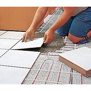 25 SF Electric Radiant Floor Heating Mat 2X12.5' 120V