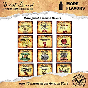Apple Whiskey Essence | Bootleg Kit Refills | Thousand Oaks Barrel Co. | Gourmet Flavors for Whisky Sour Cocktails | Old Fashioned Mixers and Cooking | 20ml .65oz Packets