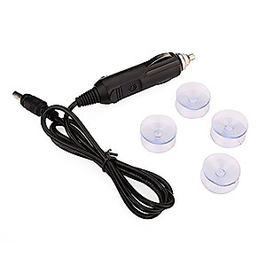 NUZAMAS Poartable 5.5W 18V Solar Panel Charger 2in1 Cigarette Lighter Plug & Alligator Clips for Car Battery Batteries Charging 12V Recharge Outdoor Camping