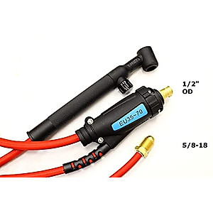 NOVA TIG Kit compatible with Lincoln Power MIG 210 MP Welder K3963-1 Accessory Kit with torch (12.5 ft)