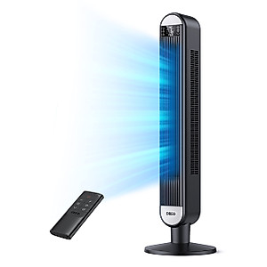 Dreo Tower Fans for Home, 42 Inch 90° Oscillating fan & Fans for Home Bedroom, Table Air Circulator Fan for Whole Room, 9 Inch, 70ft Strong Airflow, 2023 New Desk Fan for Office, Kitchen, Home