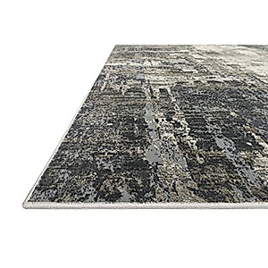 Loloi Cascade Ivory/Charcoal 2'-7" x 12'-0" Runner Rug