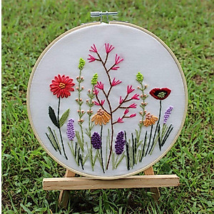 Linen Cotton Needlework Fabric, Kissbuty White Linen Fabric Cloth for Embroidery Garment Craft Flower Pot Decoration Embroidery Cross Stitch Cloth, 60 by 20 Inch