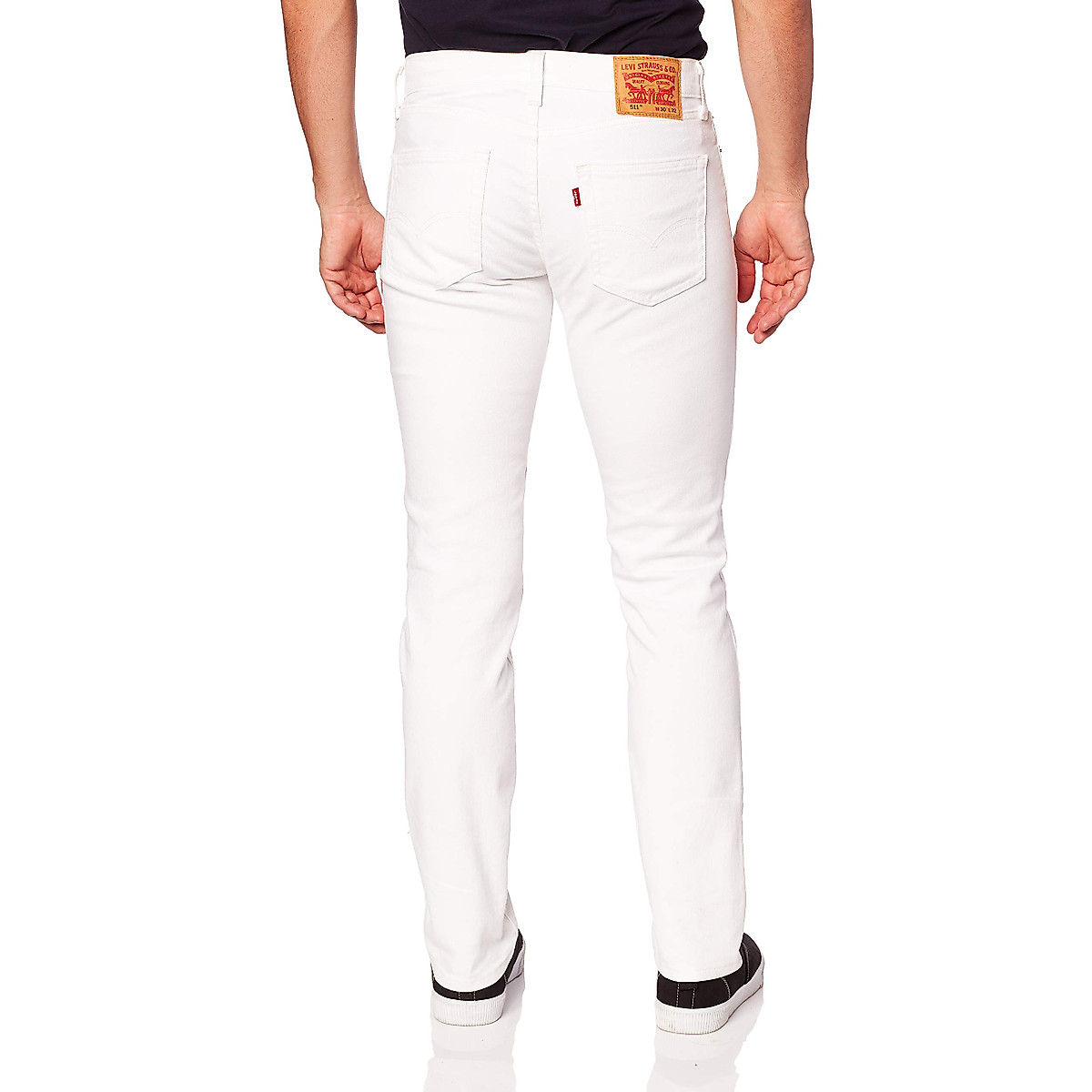 Levi's Men's 511 Slim Fit Jeans (Also Available in Big & Tall), (New) Castilleja White-Advanced Stretch, 32W x 30L