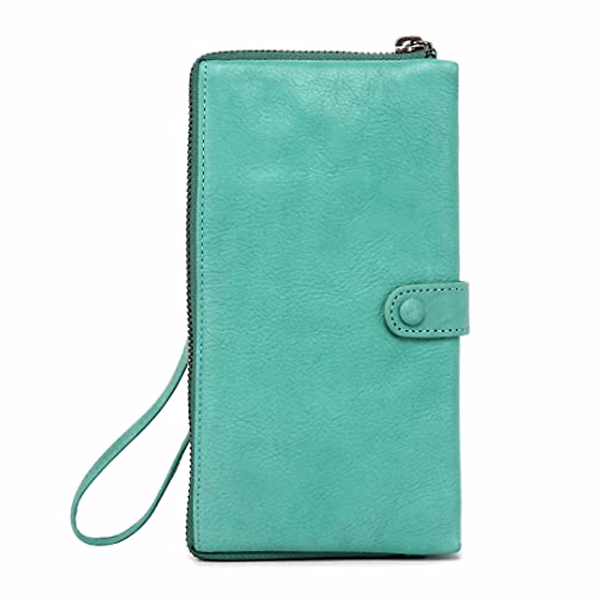 OLD TREND Leather Clutch Savanna Wallet (Aqua)