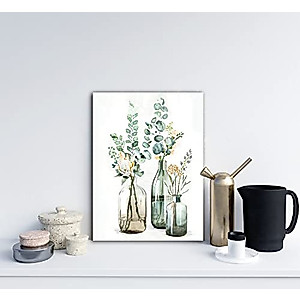 Art Knitting Paint by Number for Adults Beginner Students Kids,Ideal Gift Choice for Birthday,Anniversary or Any Festival.DIY Acrylic for Room Decor (16x20, Flowers in The Bottles No.1)