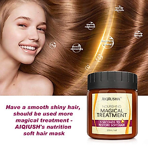 Hair Mask for Color Treated and Bleached Hair - Deep Repair Treatment for Damaged, Dry Hair - 120ml, 4.06 Fl Oz (Pack of 1)