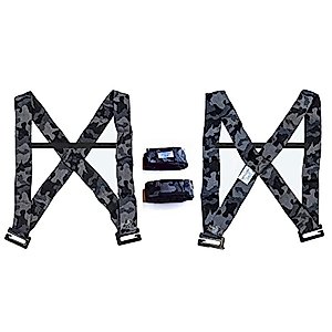 Forearm Forklift Shoulder Harness - Classic Model - Lift and Move Furniture, Appliances, Supports pcs up to 800 lb. Moving Strap Set, 2 Harnesses and 2 Classic Length Straps, 1-Orig Pack, Urban Camo