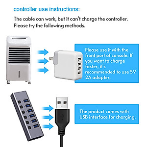 PREMIER ADAPTER PremierAdapter 5.5mm * 2.1mm USB 2A 90cm Black Charger Power Cable Lead 5V 4.5V