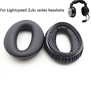 Replacement Ear Pads Soft Ear Cushions Ear Seals for Lightspeed Zulu ,Sierra, Zulu.2, Zulu PFX Aviation Headset (Zulu Ear Pad)