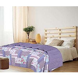 Ruvanti 100% Cotton Throw Blanket 50x70 Inch. Soft, Cozy & Warm Throw Blanket for Couch, Sofa & Bed. Lightweight, Luxury Blankets & Throws Prefect for All Seasons. Pink, Yellow Floral Reversible Print