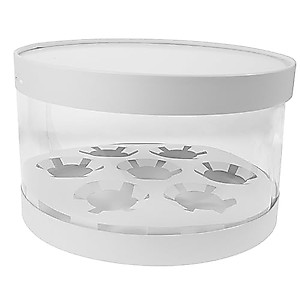 Abaodam 3pcs Cake Box Cupcake Transport Container Cupcake Holders Dessert Carrier Cupcake Storage Containers Cupcake Carrier with Lid Muffin Cake Carrier Cupcake Carrier with Cover