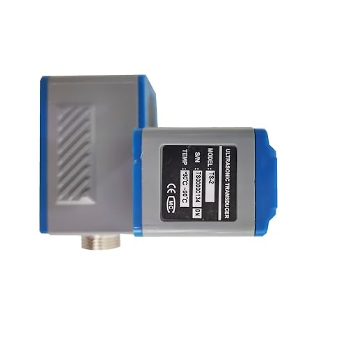 CNYST Ultrasonic Flow Meter Transducer TS-2 Small Sensor for Flowmeter Apply for TUF-2000H/ TUF-2000P/ TUC-2000E for Pipe Diameter DN25~100mm Small Transducer Temperature -30~90°C