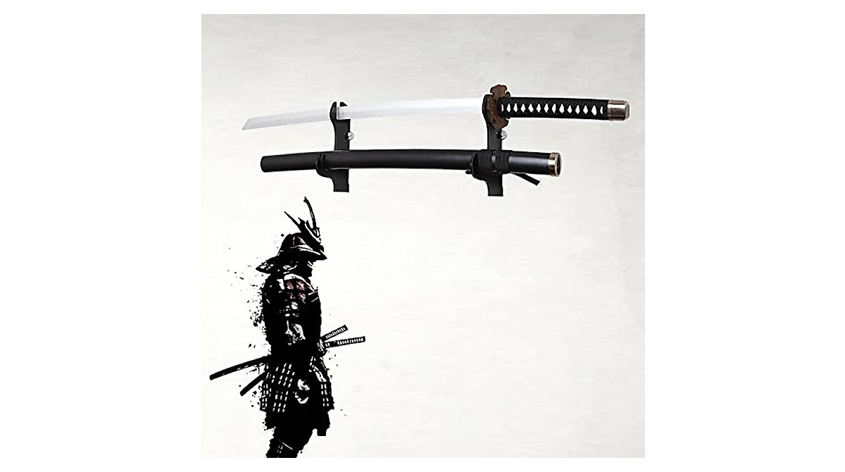 BYTOTU 2 Sword Wall Mount - Elegant Display for Katanas & Collectibles
