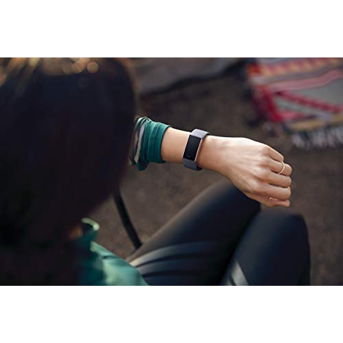 Fitbit Charge 3 Fitness Activity Tracker, Rose Gold/Blue Grey, One Size (S and L Bands Included)