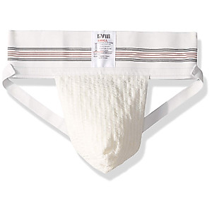 GYM Mens Old School Jockstrap (XX-Large, White, 1-Pack)