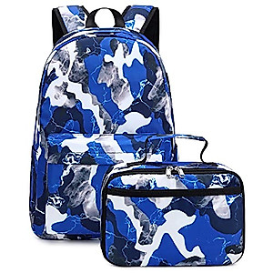 JIANYA Kids Backpack Boy/Girl Backpacks for School with Lunch Box Elementary Back Pack Bookbags for Boy/Girl