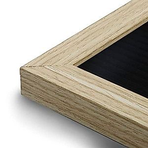 C CRYSTAL LEMON Letter Board by Crystal Lemon, Felt Letter Board, 10x10 inches, Changeable Wooden Message Board Sign, Wood Frame, Wall Mount, with Display Stand (Black) by C Crystal Lemon