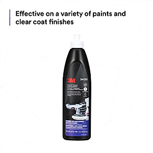 3M Perfect-It Random Orbital Compound, 34130, 1 Pint, Fast Cutting Compound for Automotive Buffing & Polishing