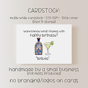 Funny Happy Birthday Card For Men & Women. Punny Joke Alcohol Birthday Card. Liquor, Tequila, Margarita Birthday Card For Drinkers. Best Friend Birthday Card. Day Drinking Birthday Card.