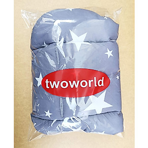 twoworld High Chair Cushion, 1Pack Large Thickening Baby High Chair Seat Cushions Liner Mat Pad Cover Breathable (Blue Star)