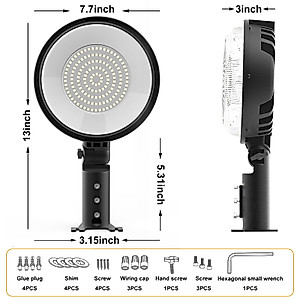 Maliralt LED Barn Light Dusk to Dawn Outdoor Lighting 150W Barn Lights Outdoor IP65 Waterproof Area Street Light for Farmhouse Barns Garage Yard Warehouse Outdoor Security Lighting